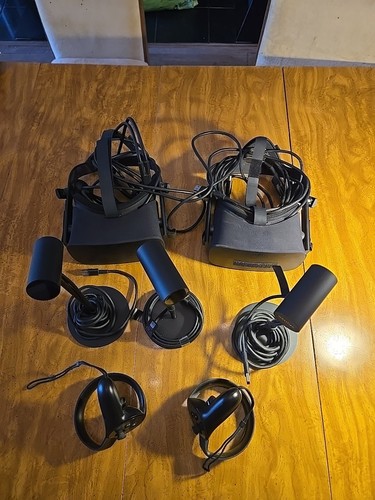 Oculus Rift VR Full Setup 2 Headsets 3 Sensors 2 Controllers Tested ...