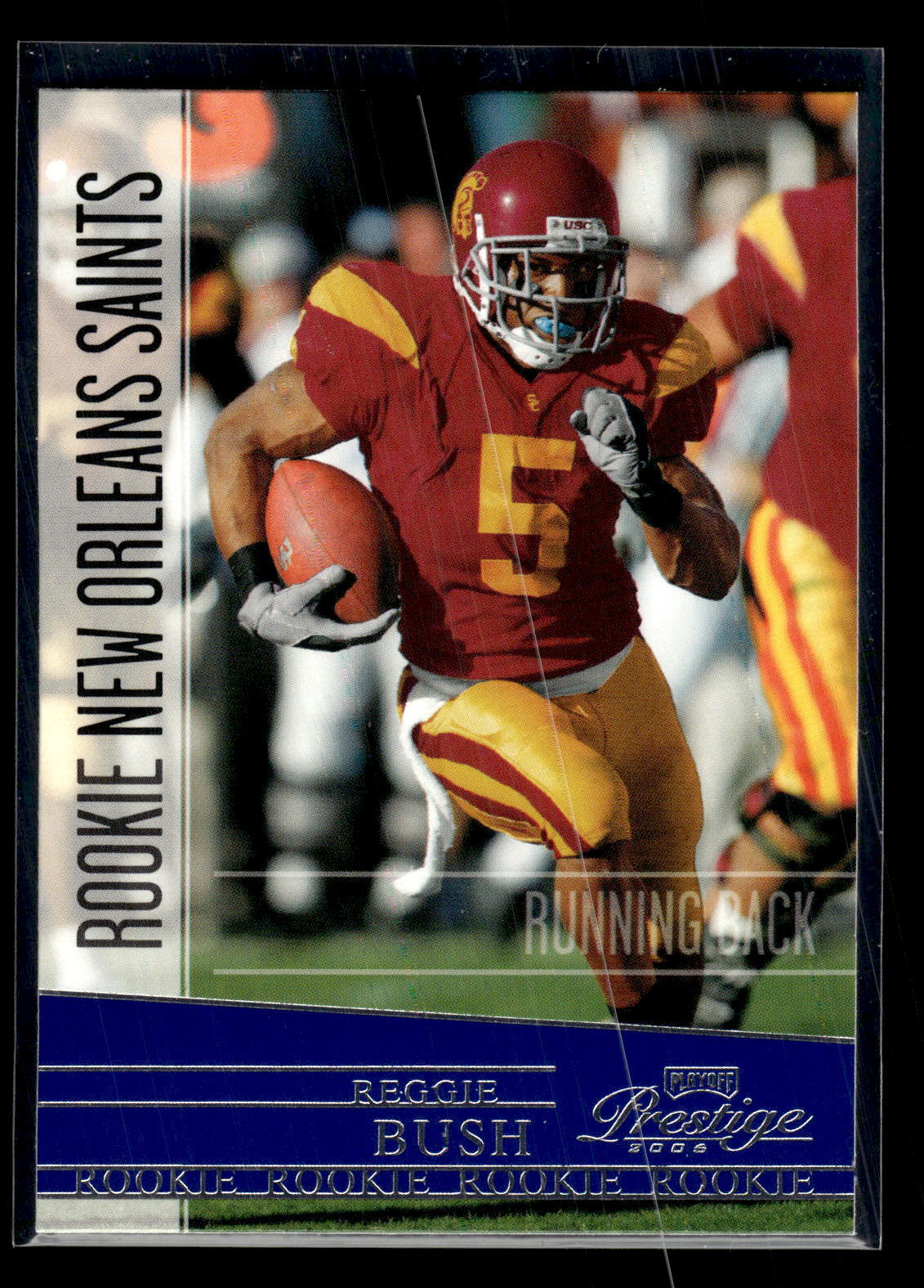 2006 Playoff Prestige #231 Reggie Bush Rookie New Orleans Saints Mint+ ...