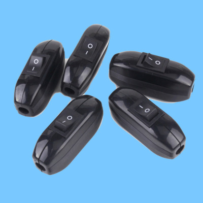 5xNew Inline ON/OFF Desk Light Table Lamp Cord Switch 250V AC/10A 3 ...