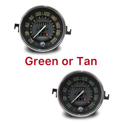 Speedometer Plus Cluster Panel Gauge VW Bug Beetle Volkswagen all Years ...