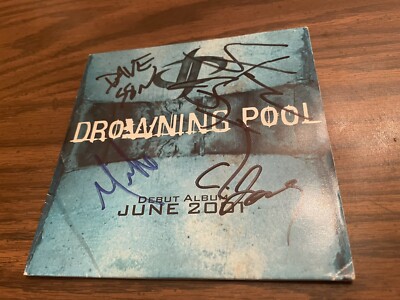 Dave Williams Drowning Pool Band Signed/Autographed Debut Album Promo ...