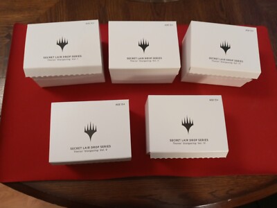 MTG 👉EMPTY BOX👈 Lot. Theros Stargazing Secret Lair Bundle Volumes 1-5 ...