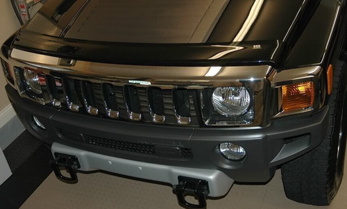 EGR Dark Smoke Hood Protector Bug Shield Deflector for 2006-2010 Hummer ...