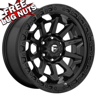 20 inch 20x9 Fuel D694 COVERT MATTE BLACK wheel rim 8x170 +20 | eBay
