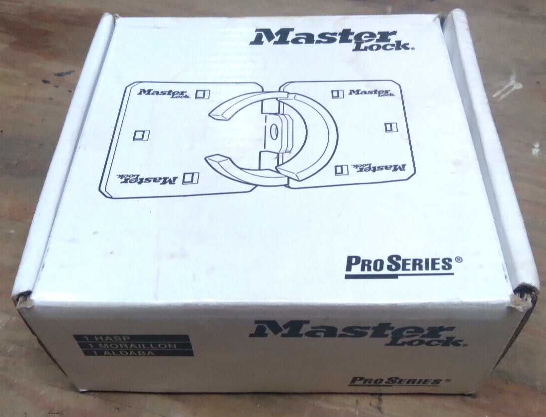 NEW MASTER LOCK PRO SERIES HASP #770 TRAILER HASP SECURITY HARDWARE ...