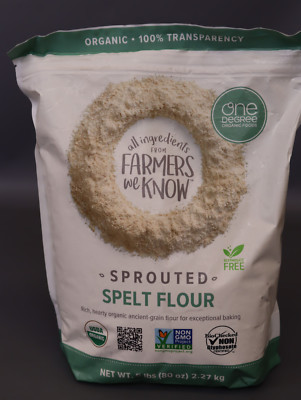 ORGANIC SPROUTED SPELT FLOUR NET WT. 5 LBS (80 OZ)2.27 KG | eBay