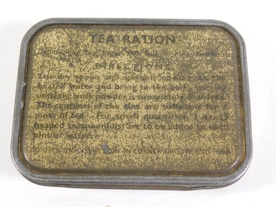 An original WW2 British army issue Tea ration can | eBay