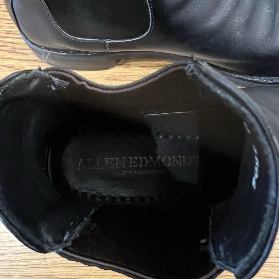 Allen Edmonds Chelsea Boots Feather Welt Fort Washington Men’s Size 10 ...