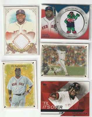 🔥 HOF Big Papi Collector’s Lot – 57 Pack-Fresh Cards! Chrome, Inserts ...