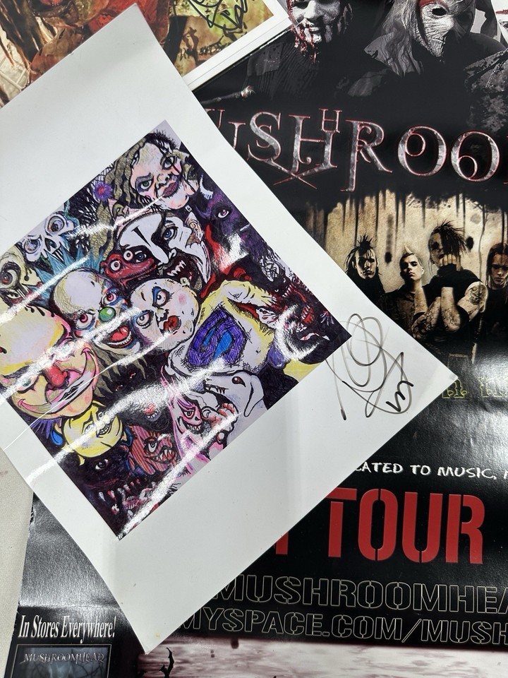 Mushroomhead Villain Mask, Jeffrey Nothing Signed(Mushroomhead) Poster ...