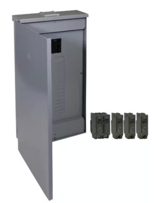 GE 200 Amp 32-Space 64-Circuit Main Breaker Outdoor Load Center ...