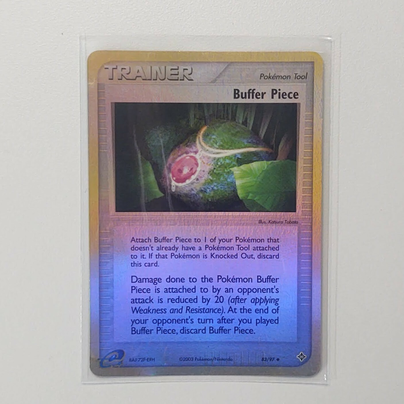 LIGHTLY PLAYED Buffer Piece Pokemon Trainer Card EX Dragon Reverse Holo ...