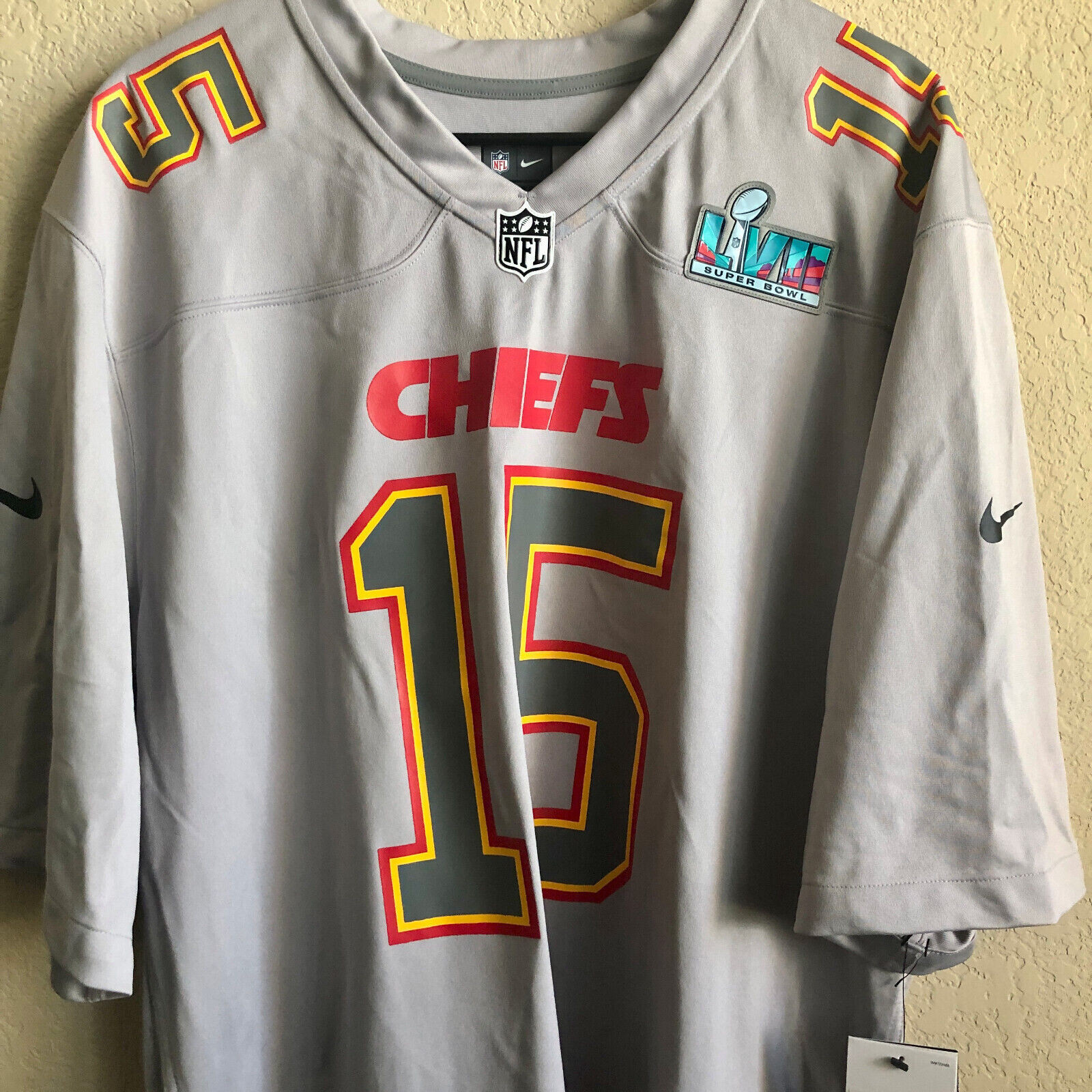 NIKE Patrick Mahomes Kansas City Chefs On Field Super Bowl LVII NFL FBT ...