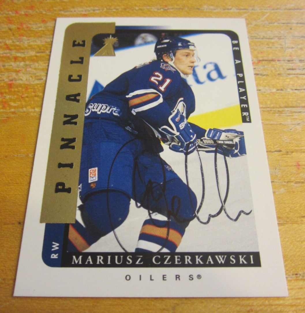 Mariusz Czerkawski 1996-97 Be A Player Autographs #166 Card NHL ...