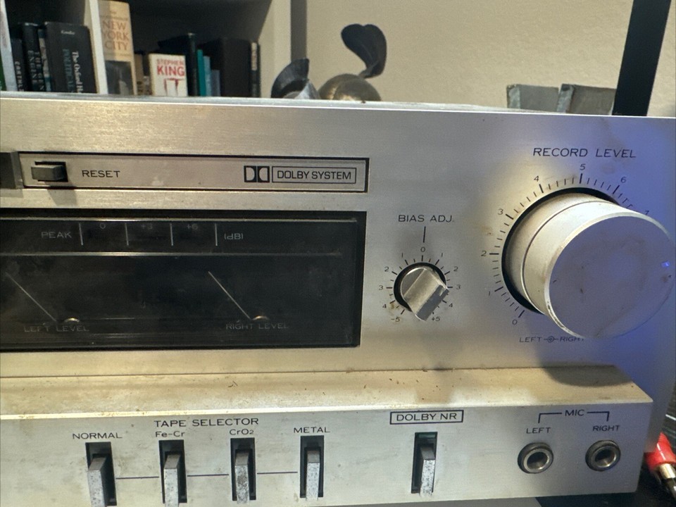 Vintage Kenwood KX 600 Stereo Cassette Deck Record Silver Face - No ...