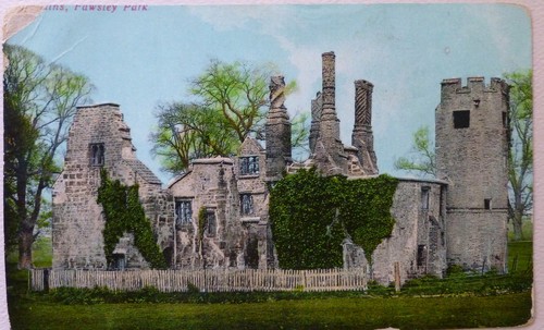 Postcard DOWER HOUSE RUINS, FAWSLEY PARK England USED | eBay