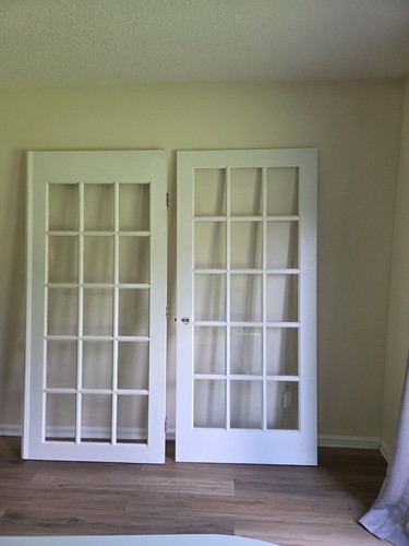 used interior/exterior french doors | eBay