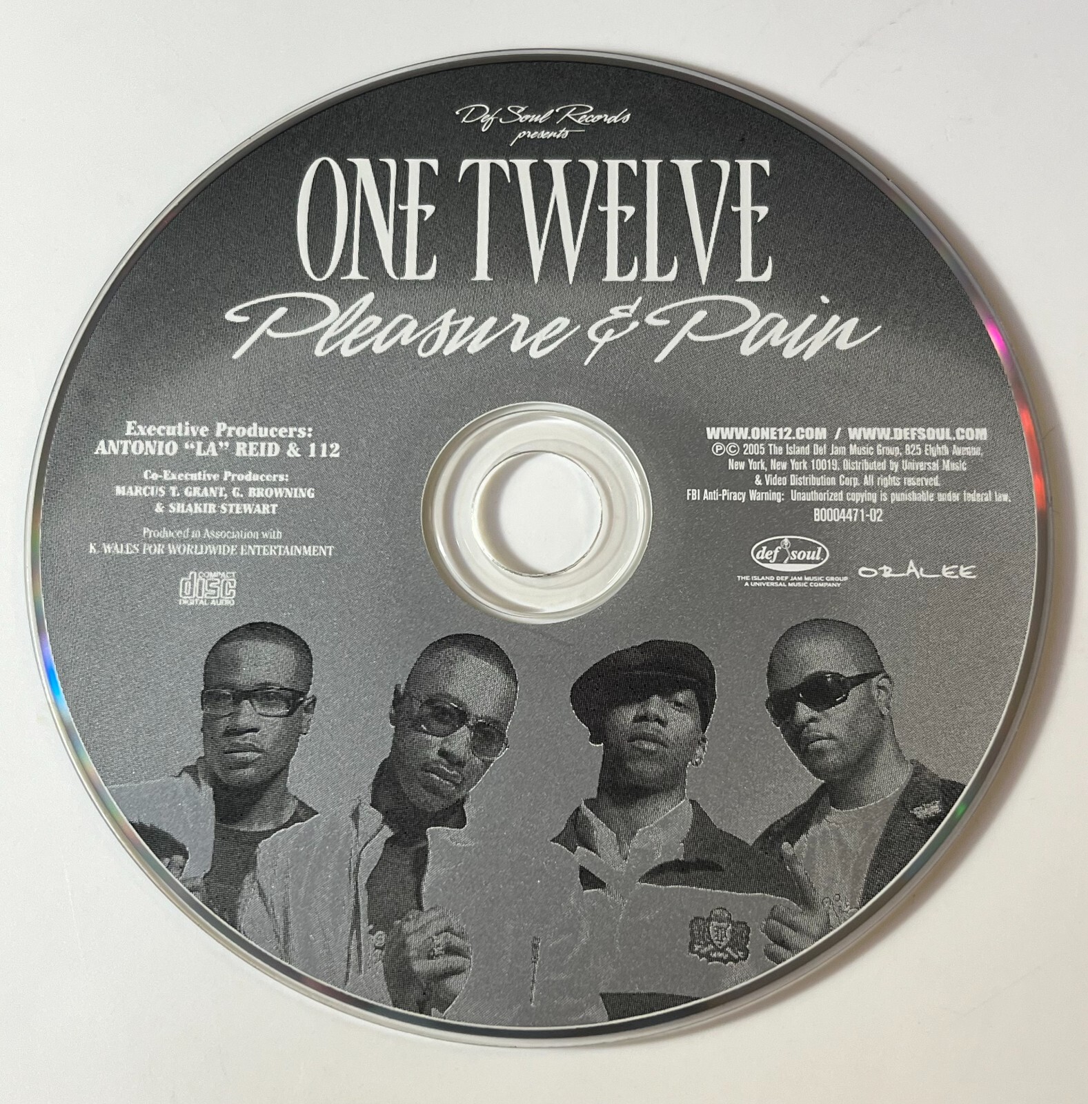 Pleasure & Pain [PA] by 112 (CD, Mar-2005, Def Soul - DISC ONLY ...