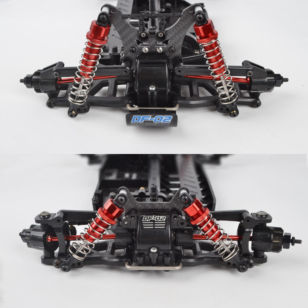 Aluminium Adjustable Oil Shocks for Tamiya TT02B DT-03 DF02 1/10 Buggy ...
