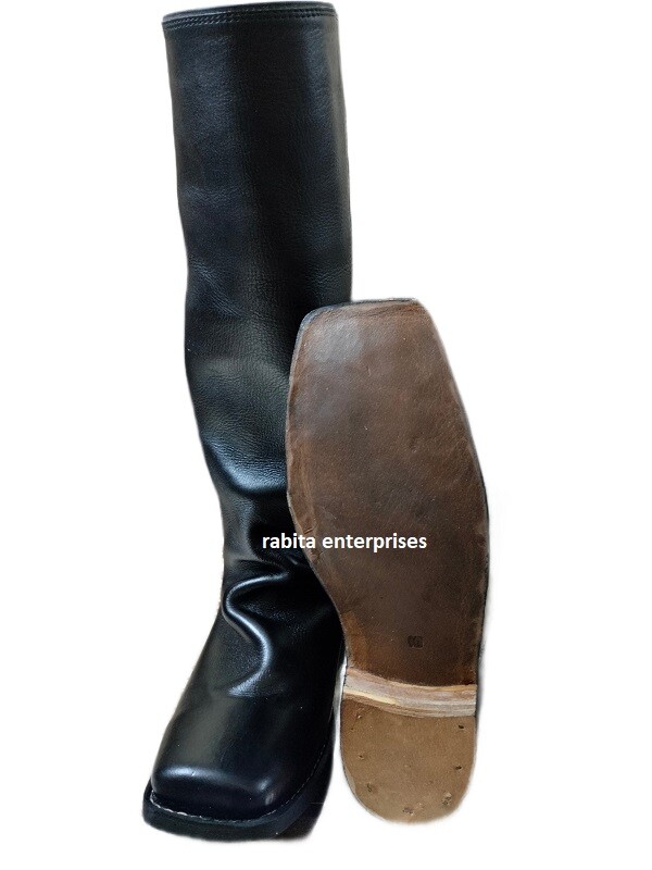 Stove Pipe Boots, Handmade Genuine Leather Common Boot 1847-1900 | eBay