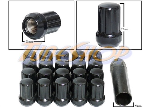 20 DUPLEX 7 SPLINE WHEEL LOCK LUG NUTS KEY 14X1.5 M14 1.5 ACORN CLOSE ...