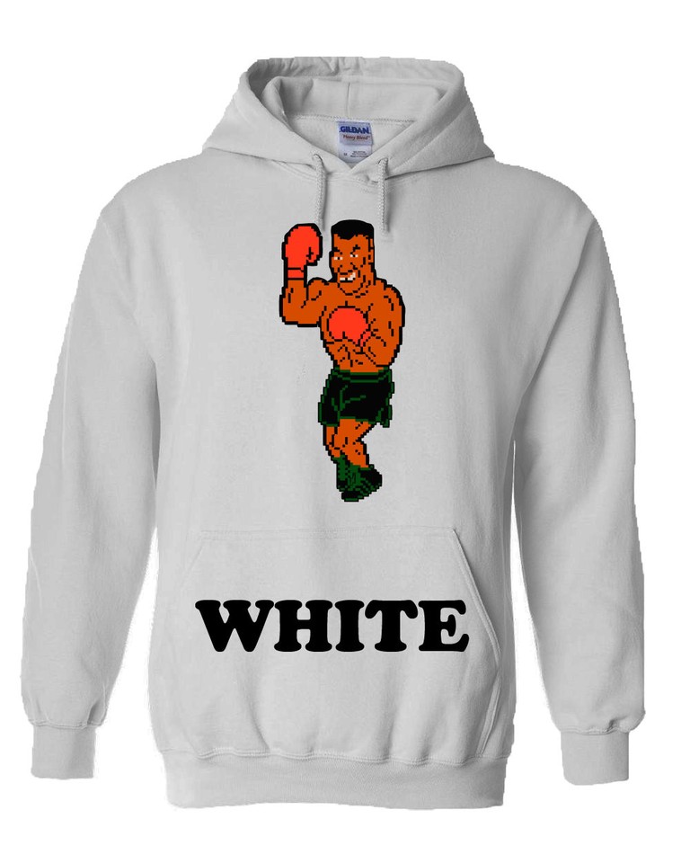 Mike Tyson's Punchout "Tyson Flex" NES Hoodie, Crew Neck, Or Long ...