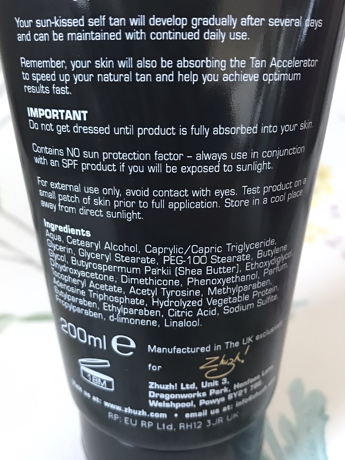 Zhuzh ! The Best Of Both Tans Gradual Self Tan & Tan Accelerator Cream ...