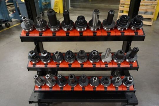CAT50 Tool holders heavy duty rack. Fit 45 tool holders . Perfect ...