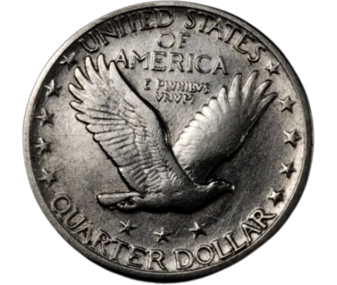 1930 Standing Liberty Quarter ~~ Borderline Uncirculated (AU++) ~ 90% ...