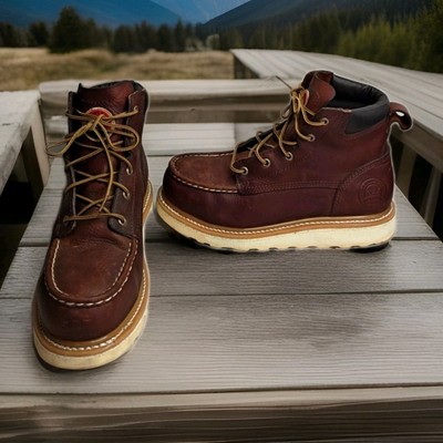 Red Wing Ashby 83606 Brown ASTM Safety Toe Irish Setter Work Boot Mens ...