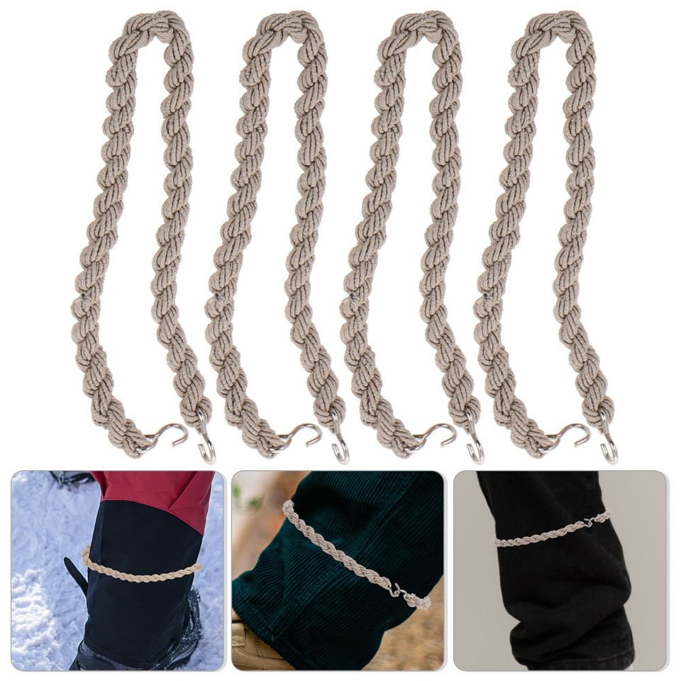 4 Pcs Army Boot Blousers Blousing Garters with Metal Hooks Boots | eBay ...