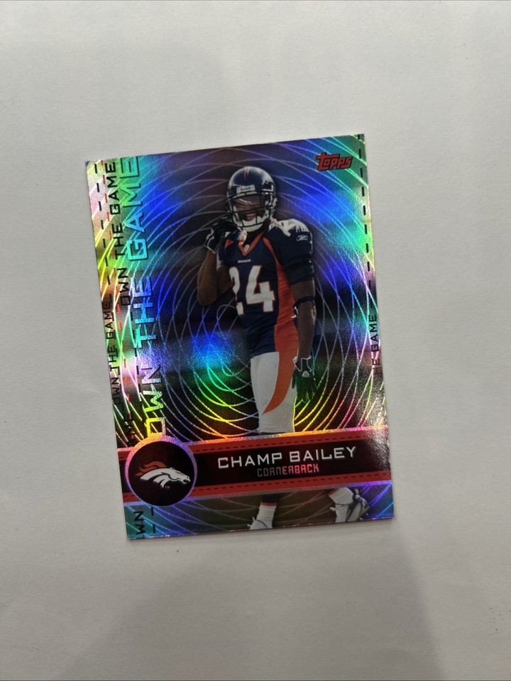 2007 Topps Football Champ Bailey Own The Game Card #OTG-CB | eBay