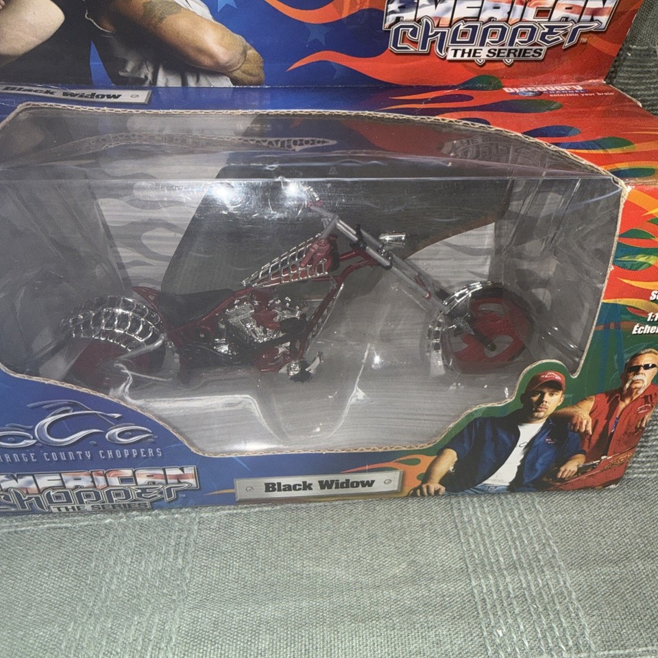 OCC American Chopper The Series ~ Black Widow Chopper 37168 ~ 1:18 ...