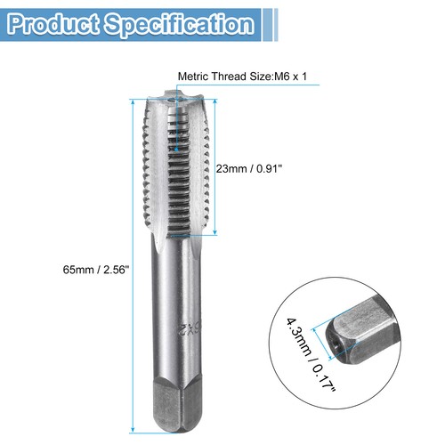 2 Pairs Metric Hand Tap Set M16 x 2 H2 Thread Taper + Bottom Taps Screw ...