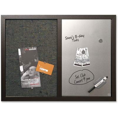 - Combo Bulletin Board, Bulletin/Dry Erase, 24X18, Black Frame | eBay