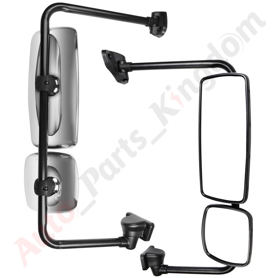 Mirror For 04-16 Freightliner M2 106 Columbia Chrome Heated LH RH ...