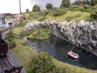 N Gauge Model Railway Layout, half Scenic, 6' x 24", Quarry, Built To ...