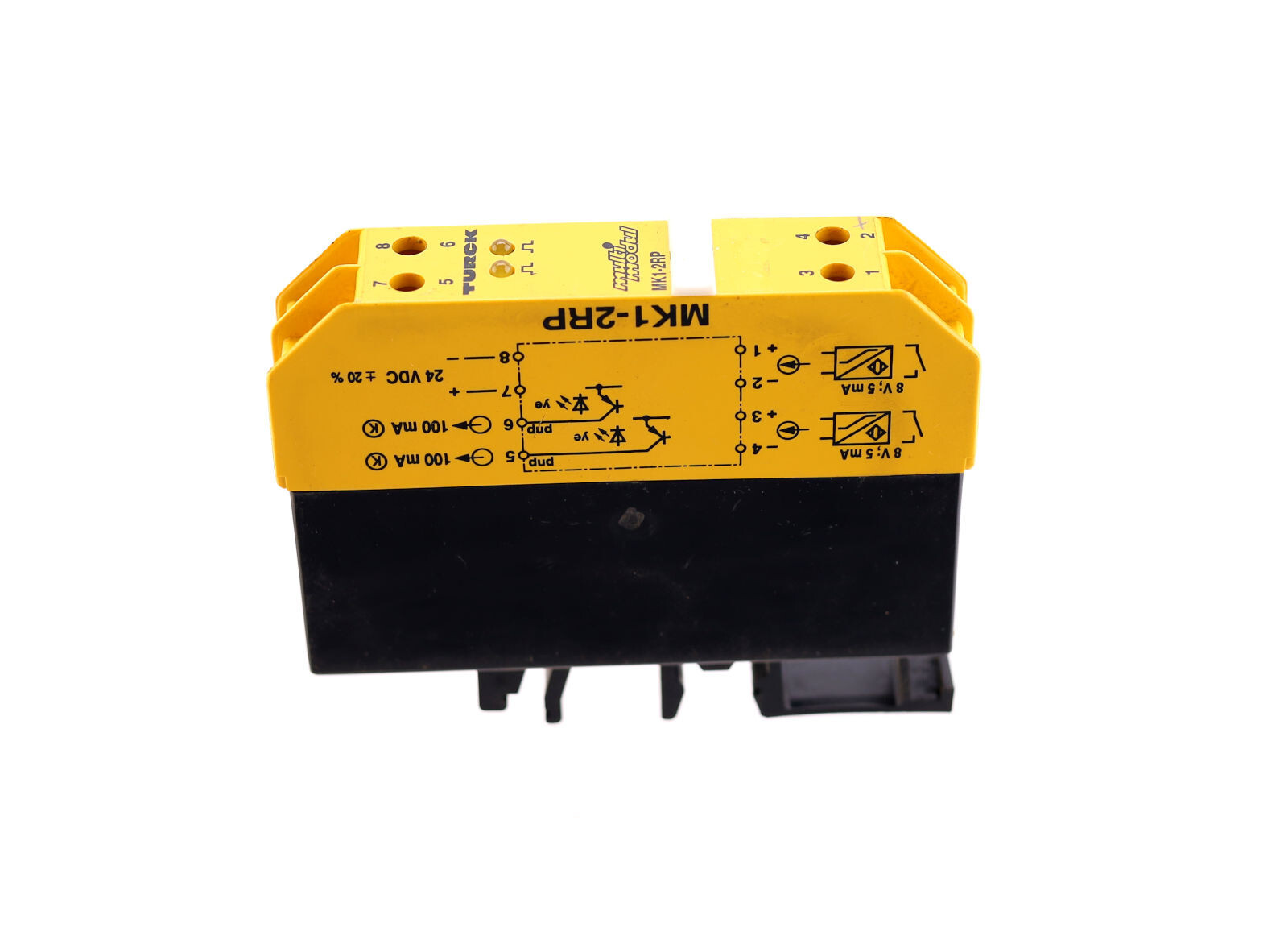 TURCK MK1-2RP MK12RP 24VDC 7505501 Isolating switching amplifier 2 ...
