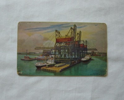 VINTAGE 1957 PENNSYLVANIA RAILROAD CALENDAR CARD | eBay