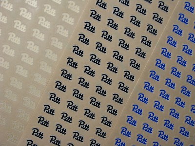 PITTSBURGH PANTHERS "Pitt" Football Helmet Award Decals Qty (15) FULL ...