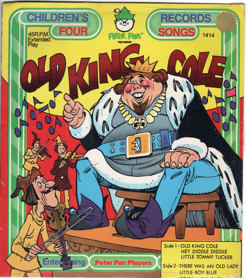 1960's Old King Cole Peter Pan Records 45 EP Sealed Peter Pan Singers 6 ...