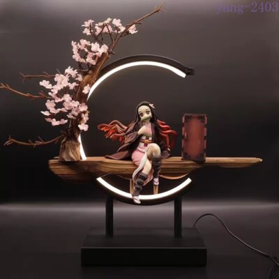 Demon Slayer Kamado Nezuko LED Figure Model Toys Light Statue Gift ...