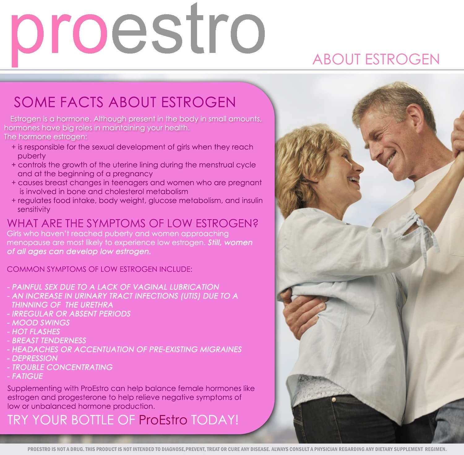 ProEstro Estrogen Pills for Women | Female Hormone Balance Supplement ...