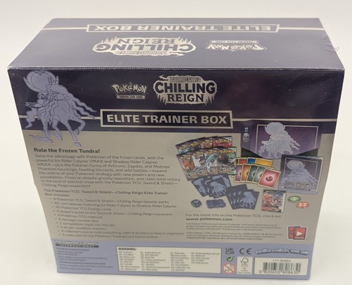 NIB Pokemon Chilling Reign Elite Trainer Boxes ETB New, Factory Sealed ...