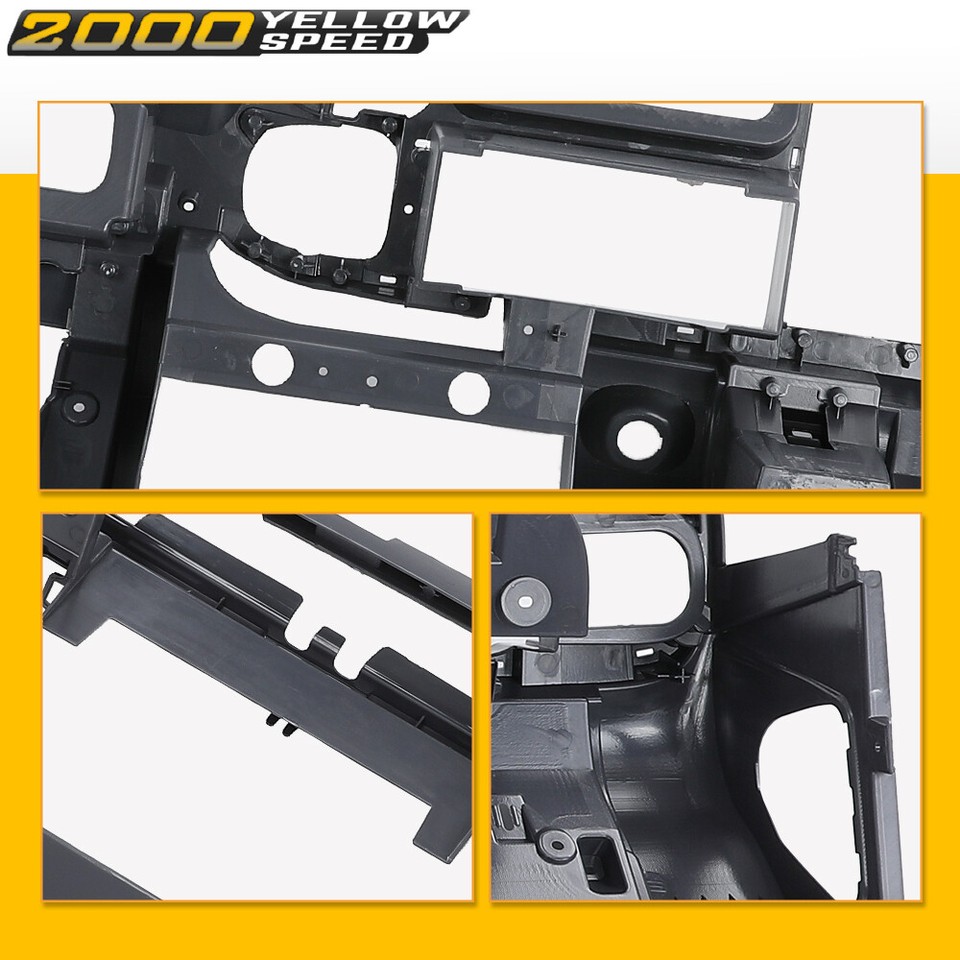 Dash Dashboard Core Structure Frame Single Aux Gray Fit For 98-01 Dodge ...