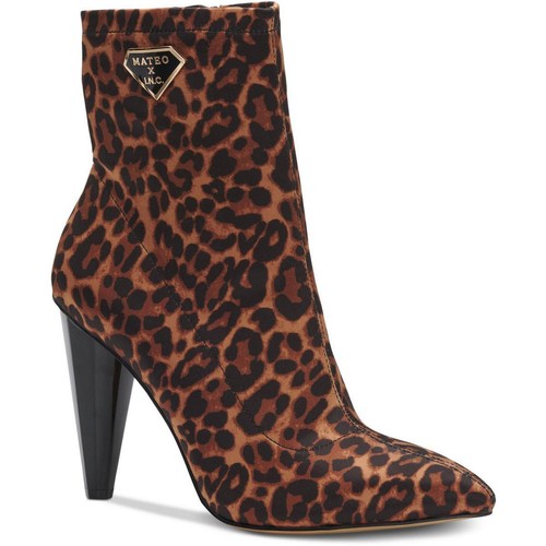 INC Womens Luisa Tan Embellished Ankle Boots Shoes 7 Medium (B,M) BHFO ...