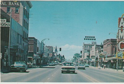STREET SCENE BOZEMAN MONTANA POSTCARD 70's Main Street, Business Signs ...
