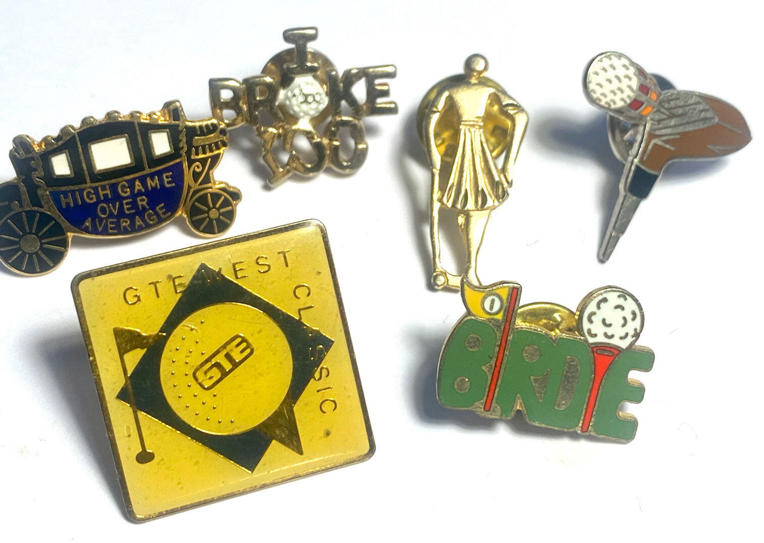 LOT 5 VINTAGE GOLF PINBACKS LAPEL PINS PENDANTS | eBay
