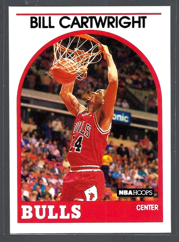 Bill Cartwright 1989-90 NBA Hoops Basketball 255 Chicago Bulls Card | eBay