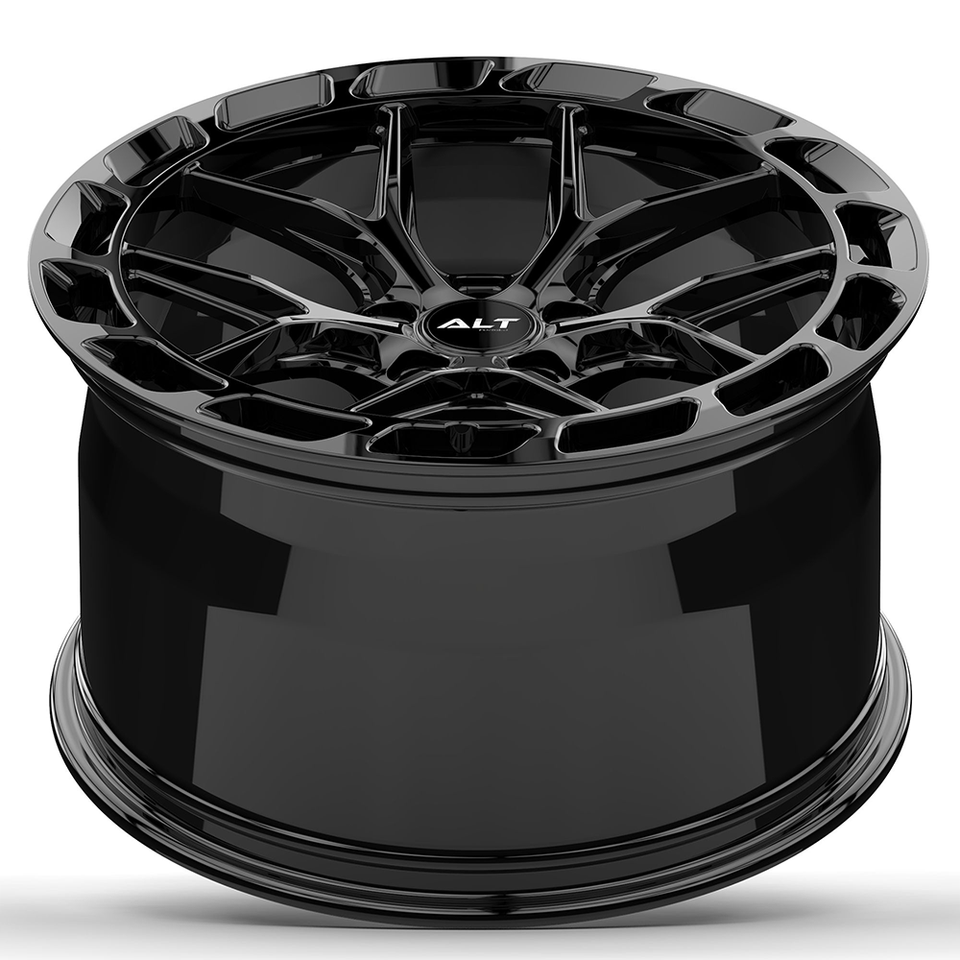 19" ALT RSL-5 Forged Gloss Black Wheels for Ford Mustang GT GT500 S197 ...